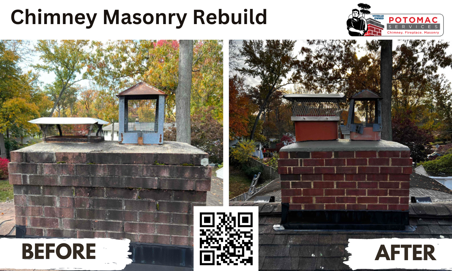 Repairing Your Chimney's Exterior | POTOMAC CHIMNEY & MASONRY SERVICES